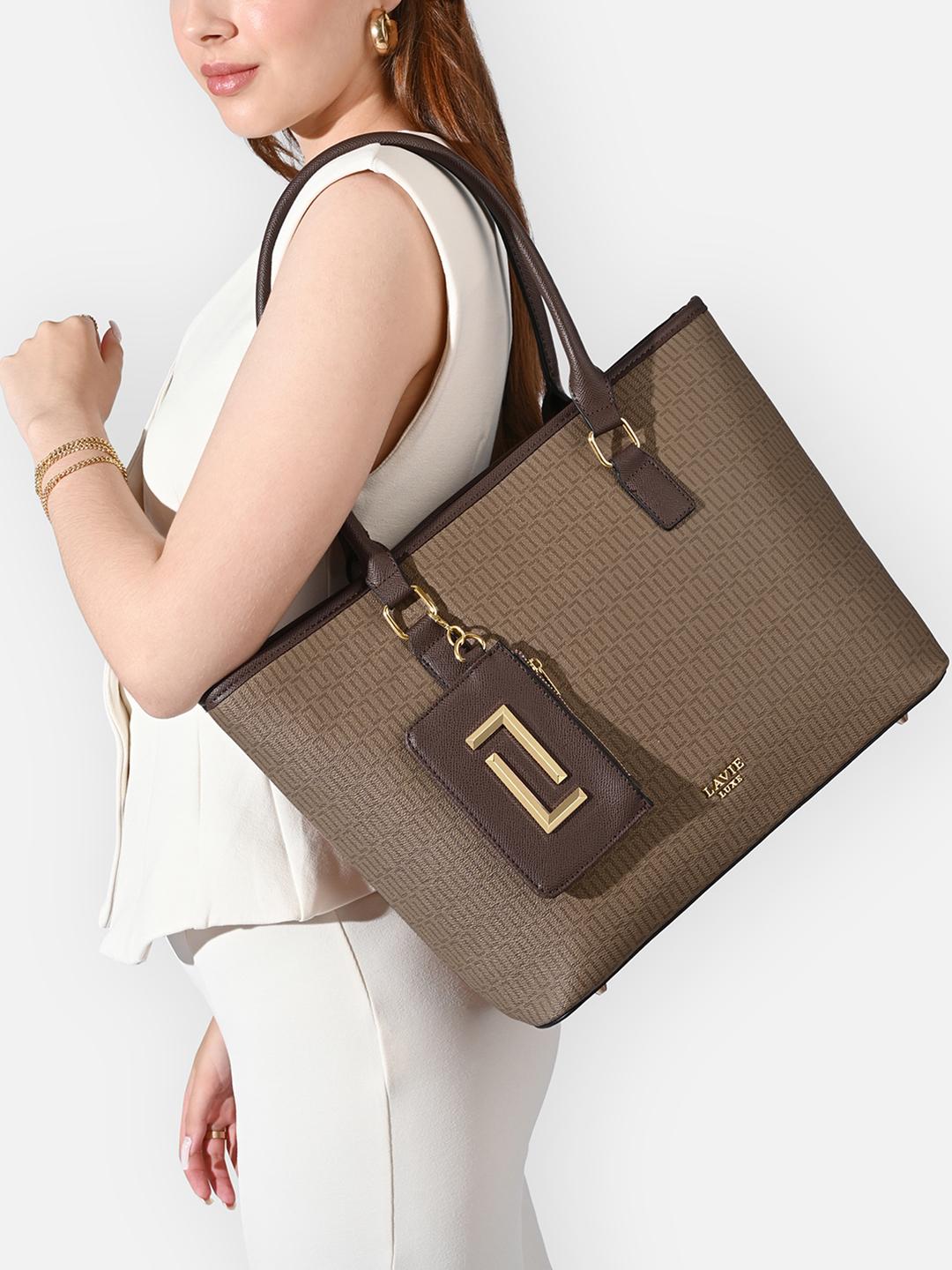 Buy Lavie Luxe Women's Mono Sherry Pro 15 Inch Laptop Large Handbag ...