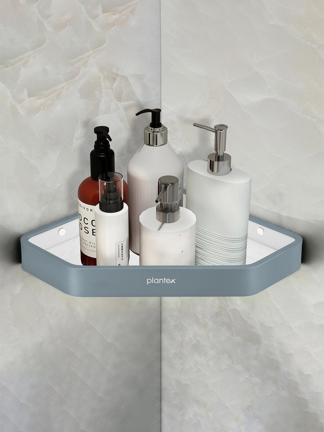 Buy Plantex Grey Contemporary Bathroom Caddy - Bathroom Accessories for ...