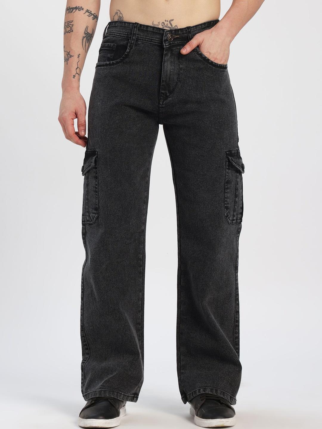 Buy COY Men Comfort Relaxed Fit Mid Rise Light Fade Stretchable Jeans ...