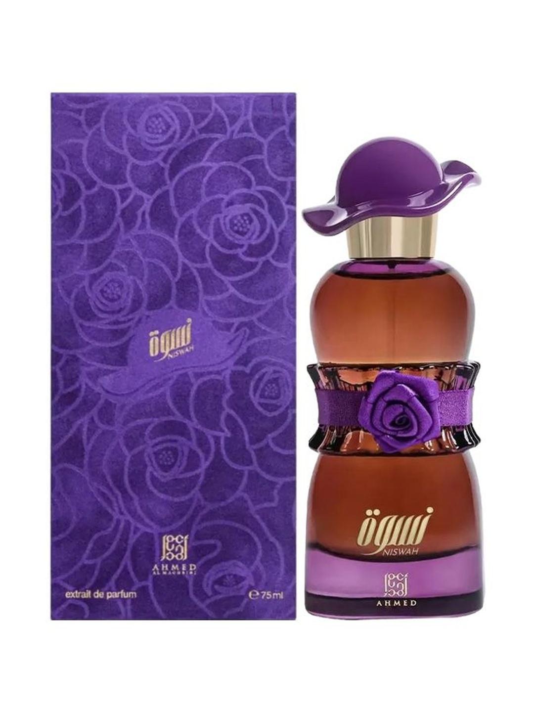 Buy AHMED AL MAGHRIBI Unisex Niswah Long Lasting Extrait De Parfum 75 ...