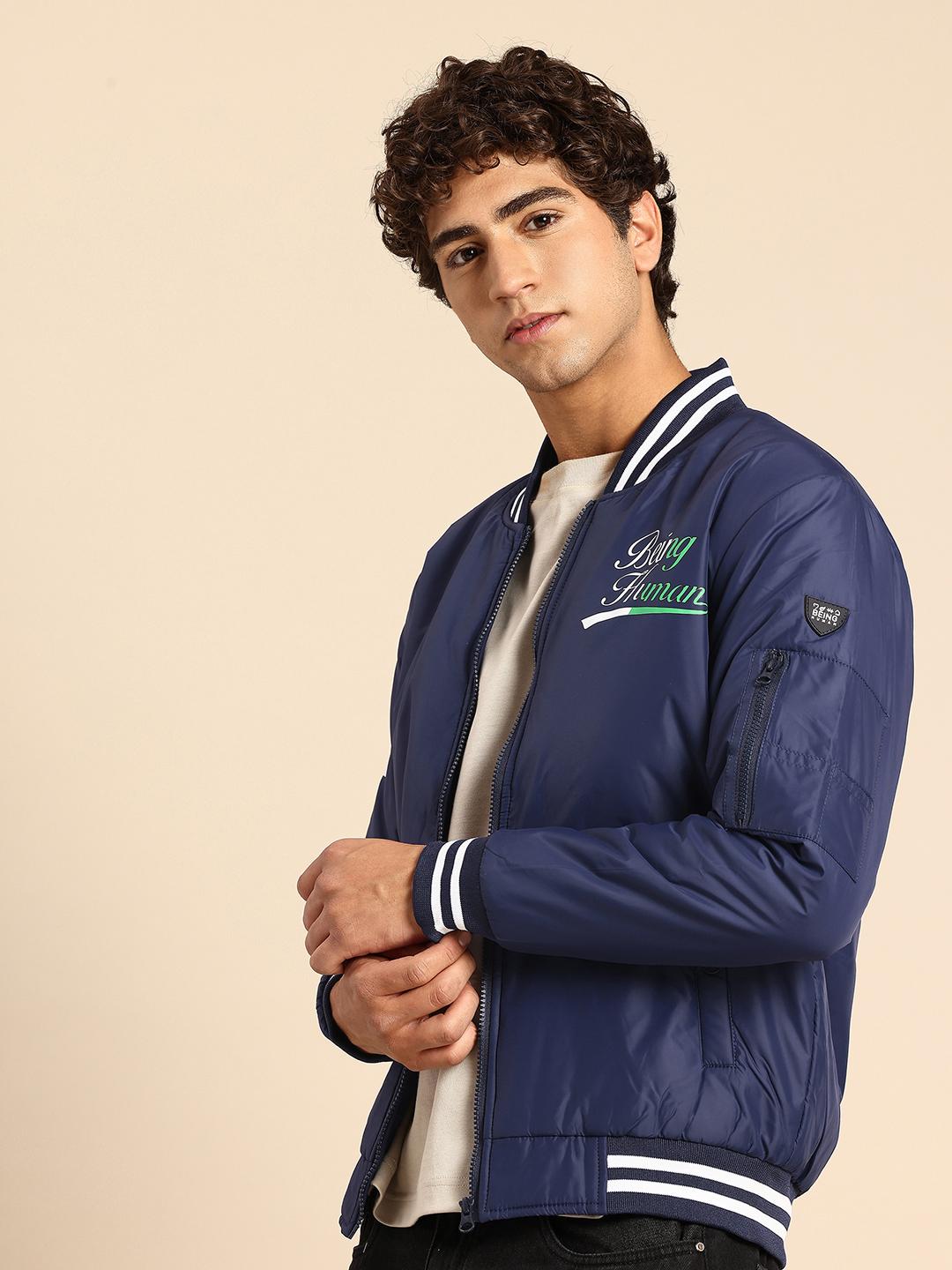Buy Being Human Typography Bomber Jacket - Jackets for Men 20484826 ...