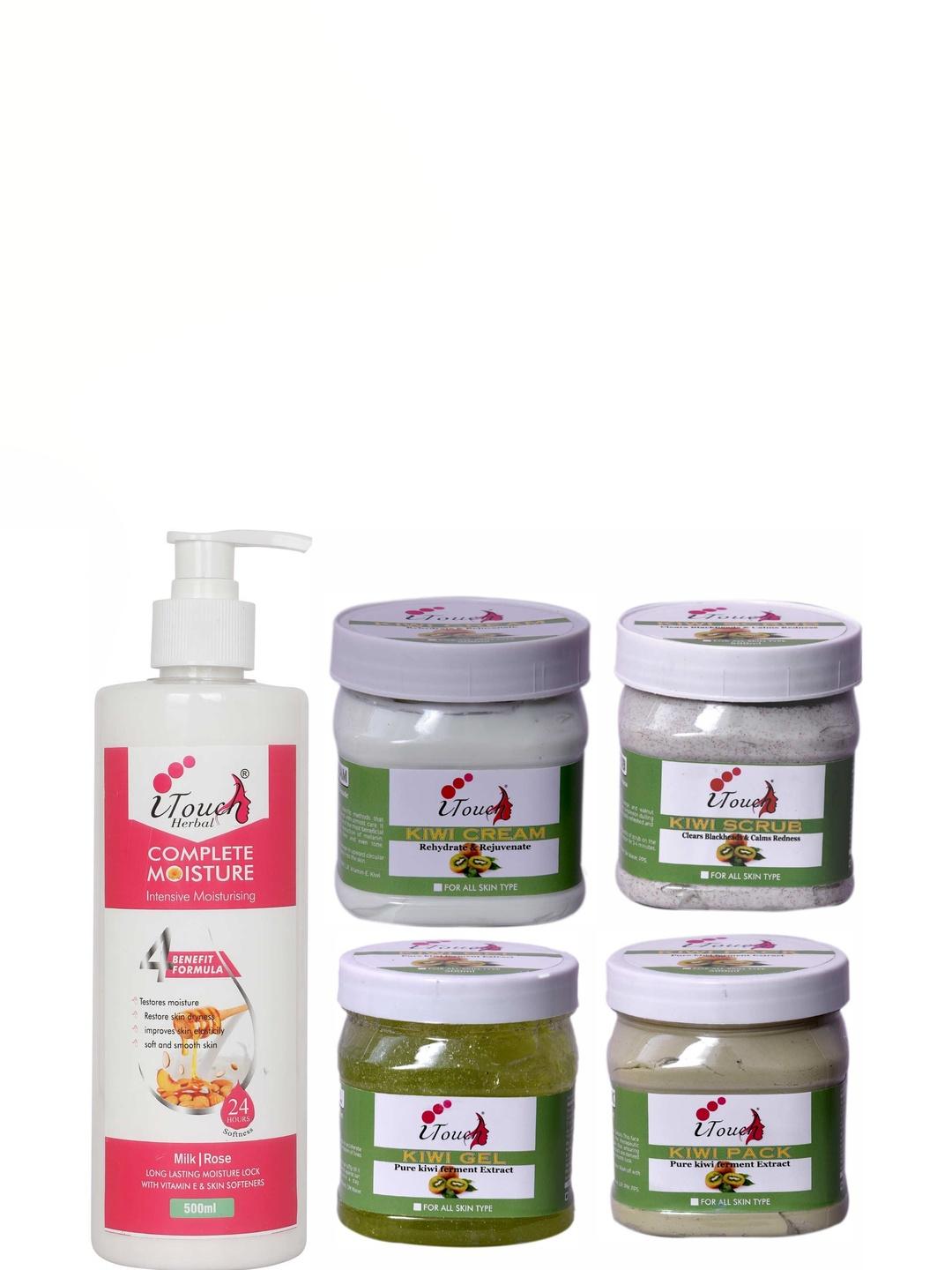 Buy I TOUCH HERBAL Set Of 5 Kiwi Facial Kit With Complete Moisturizer ...