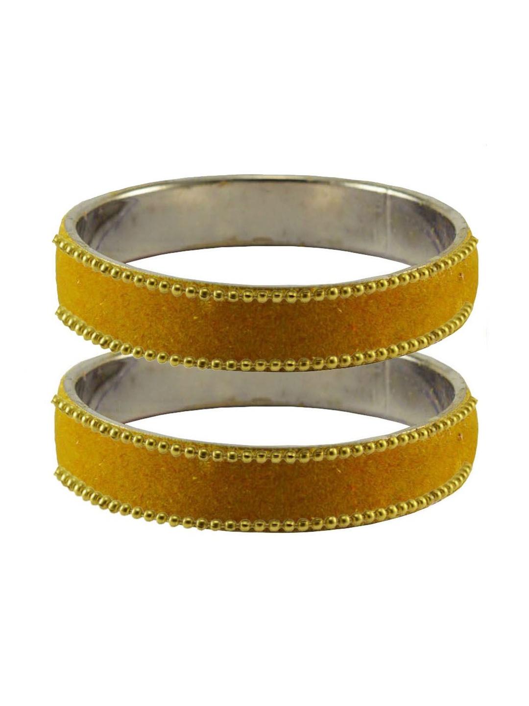 Buy Vidhya Kangan Light Brown Plain Brass Extra Large Bangle - Bangle ...