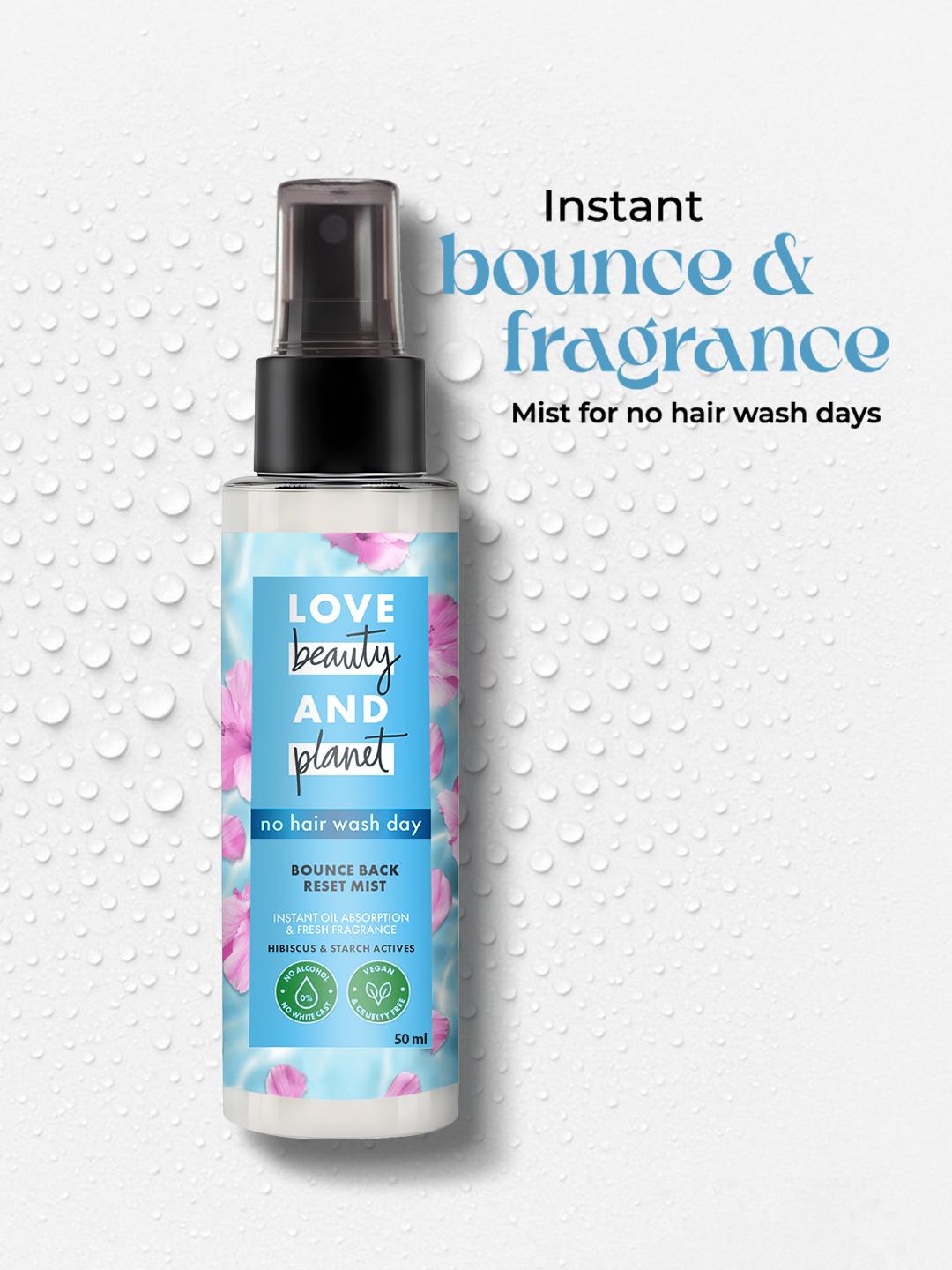 Buy Love Beauty & Planet Bounce Back Reset Mist With Hibiscus & Starch ...