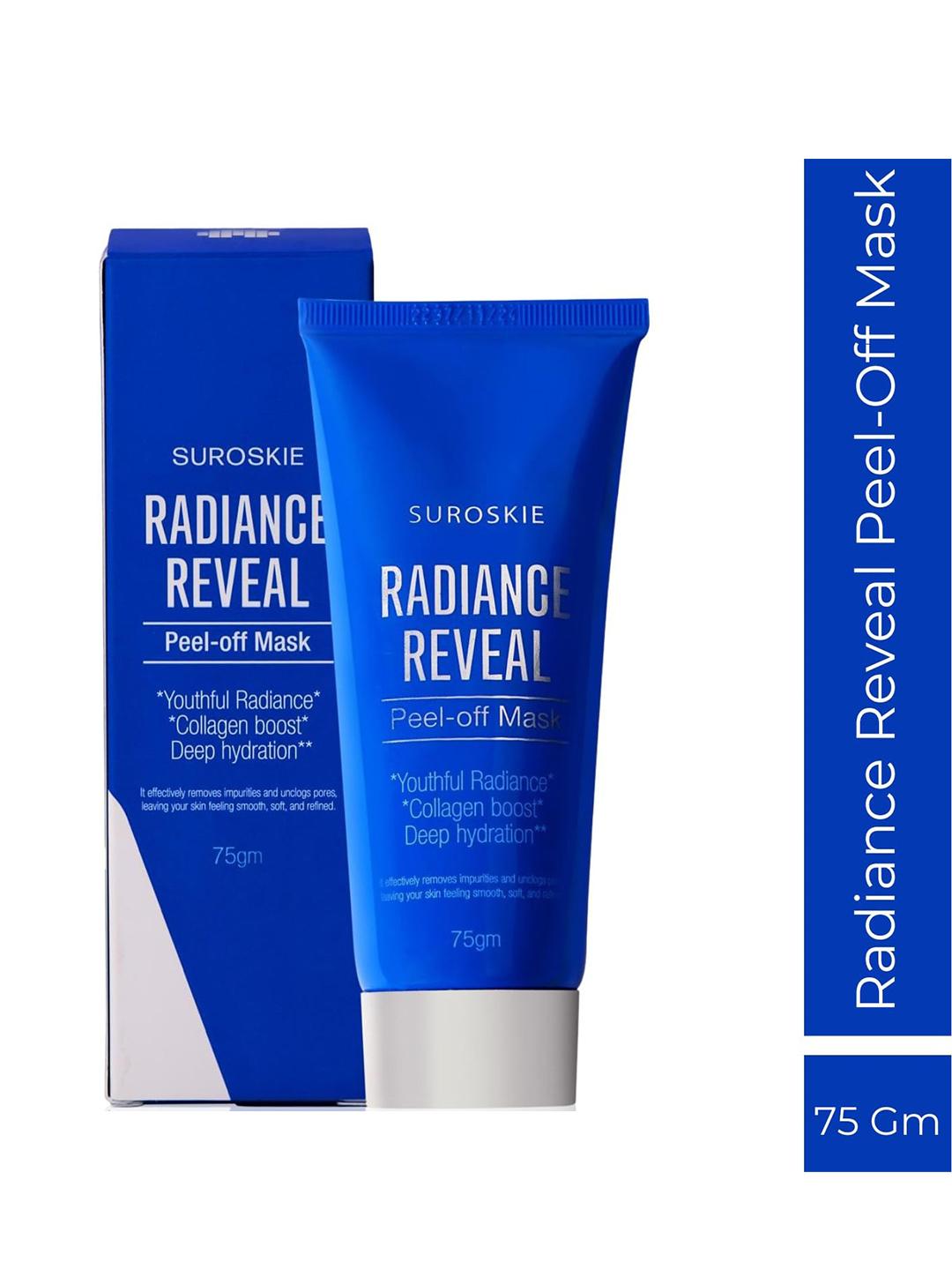 Buy SUROSKIE Radiance Reveal Peel Off Mask For Glow & Hydration 75g ...