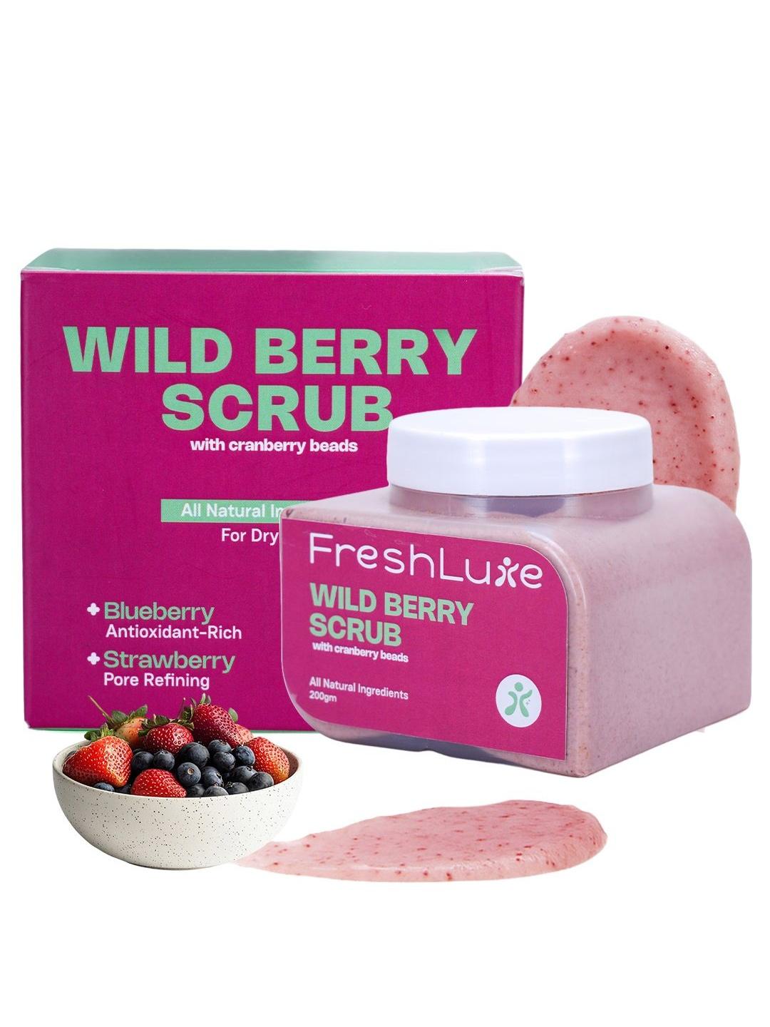 Buy Freshluxe Wild Berry Scrub 200 G - Body Scrub And Exfoliator for ...