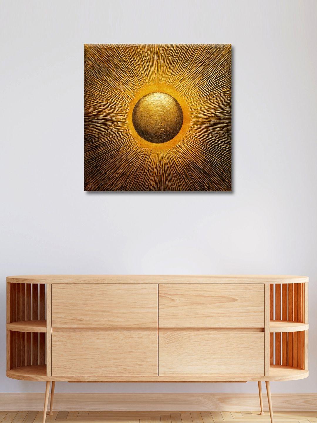 Buy OLIVE TREE Gold Toned Single Piece Canvas Other Paintings - Wall ...