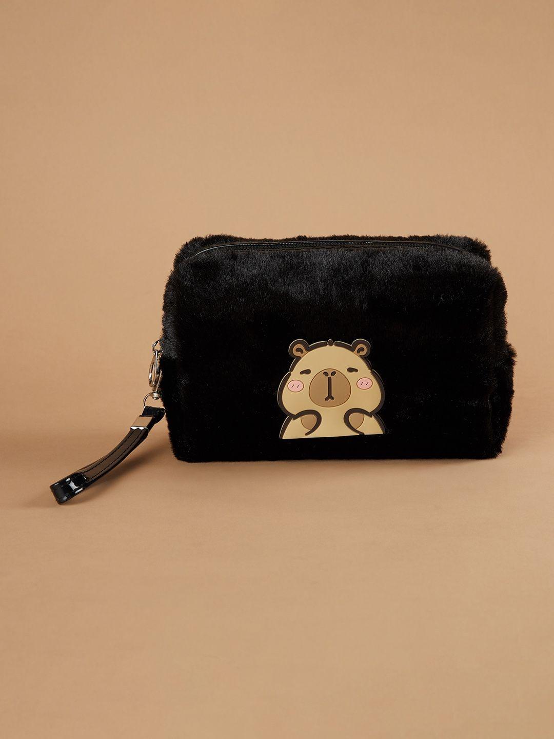 Buy Ginger By Lifestyle Printed Water Resistant Makeup Pouch - Makeup ...