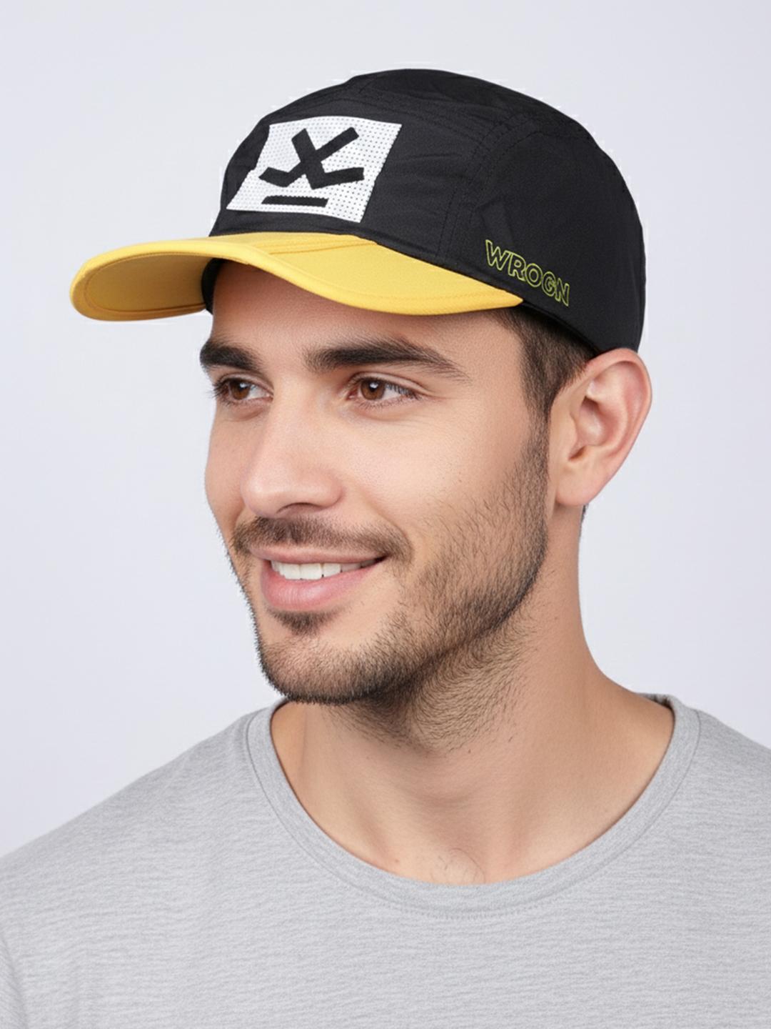 Buy WROGN Unisex Colourblocked Foldable Baseball Cap - Caps for Unisex ...