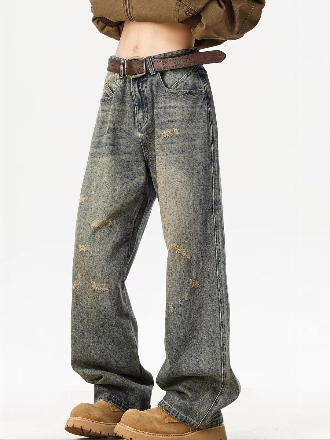 Buy StyleCast X Revolte Men Wide Leg Mid Rise Light Fade Jeans - Jeans ...