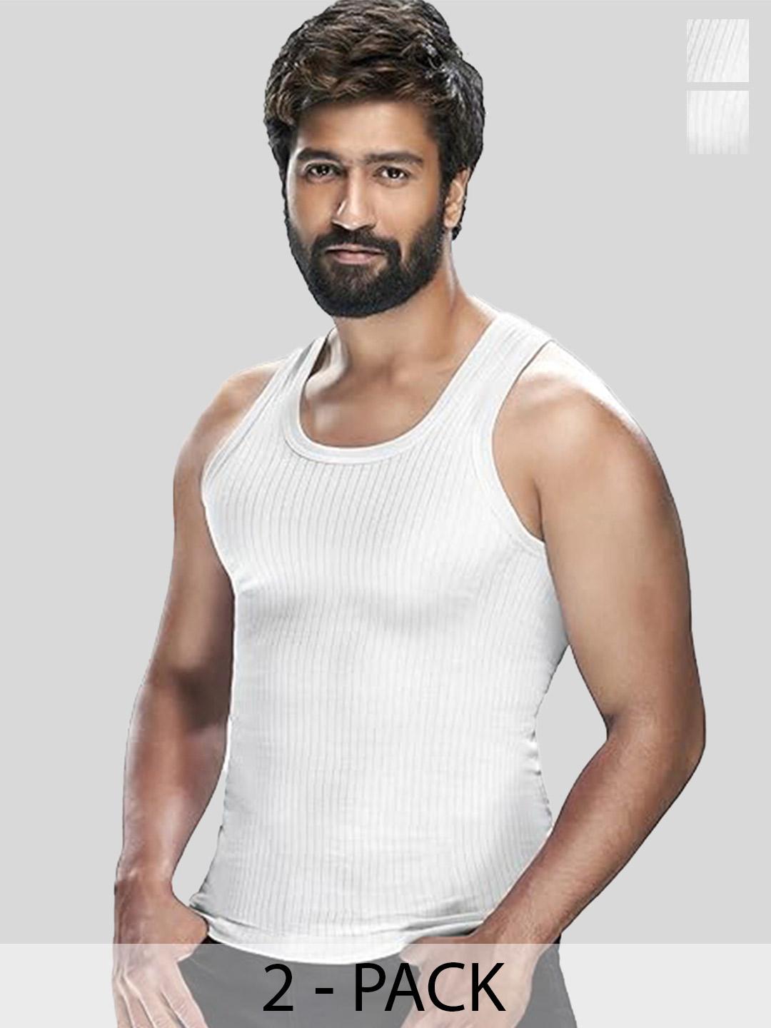 Buy AMUL COMFY Pack Of 2 Cotton Undershirt Innerwear Vests SP TR PARKA ...