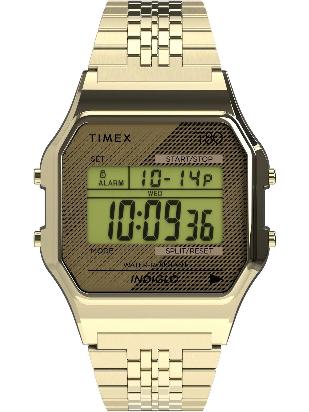 Buy Timex Unisex Dial & Stainless Steel Straps Digital LED Backlight ...