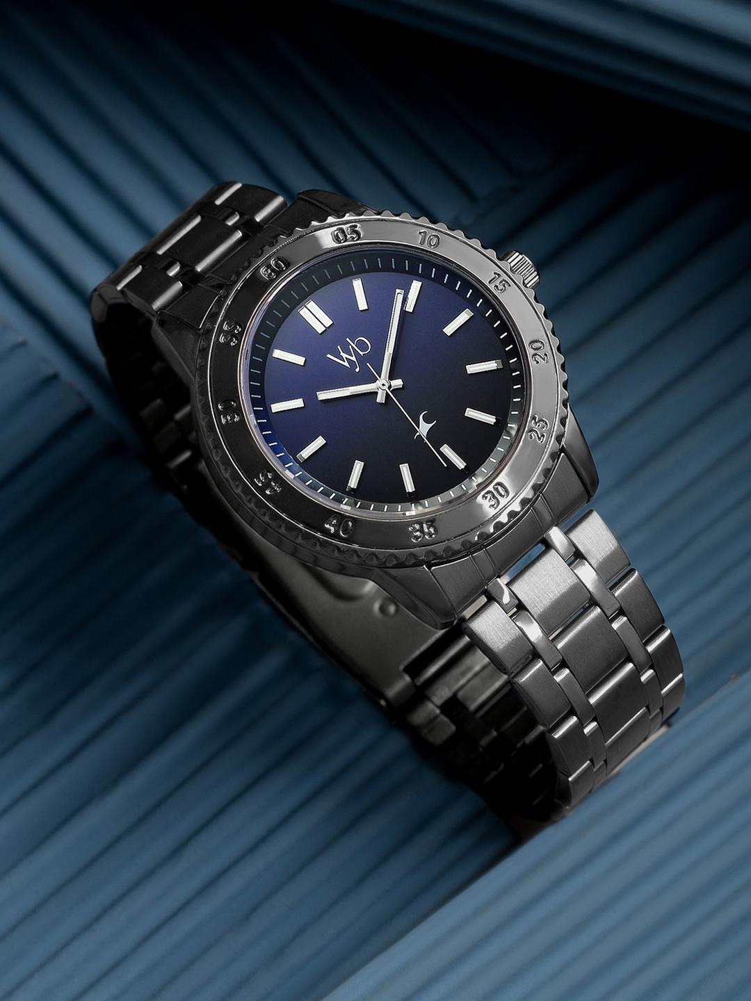 Buy Fastrack Vyb Quest Quartz Blue Dial Analog Watch For Men ...