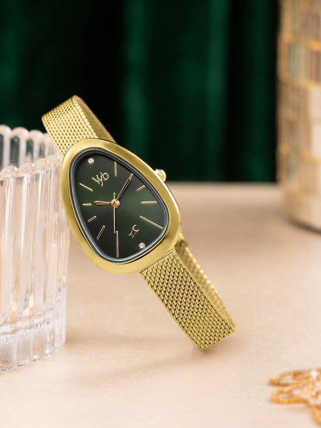 Buy Fastrack Vyb Prodigy Quartz Dark Green Dial Analog Watch For Women ...
