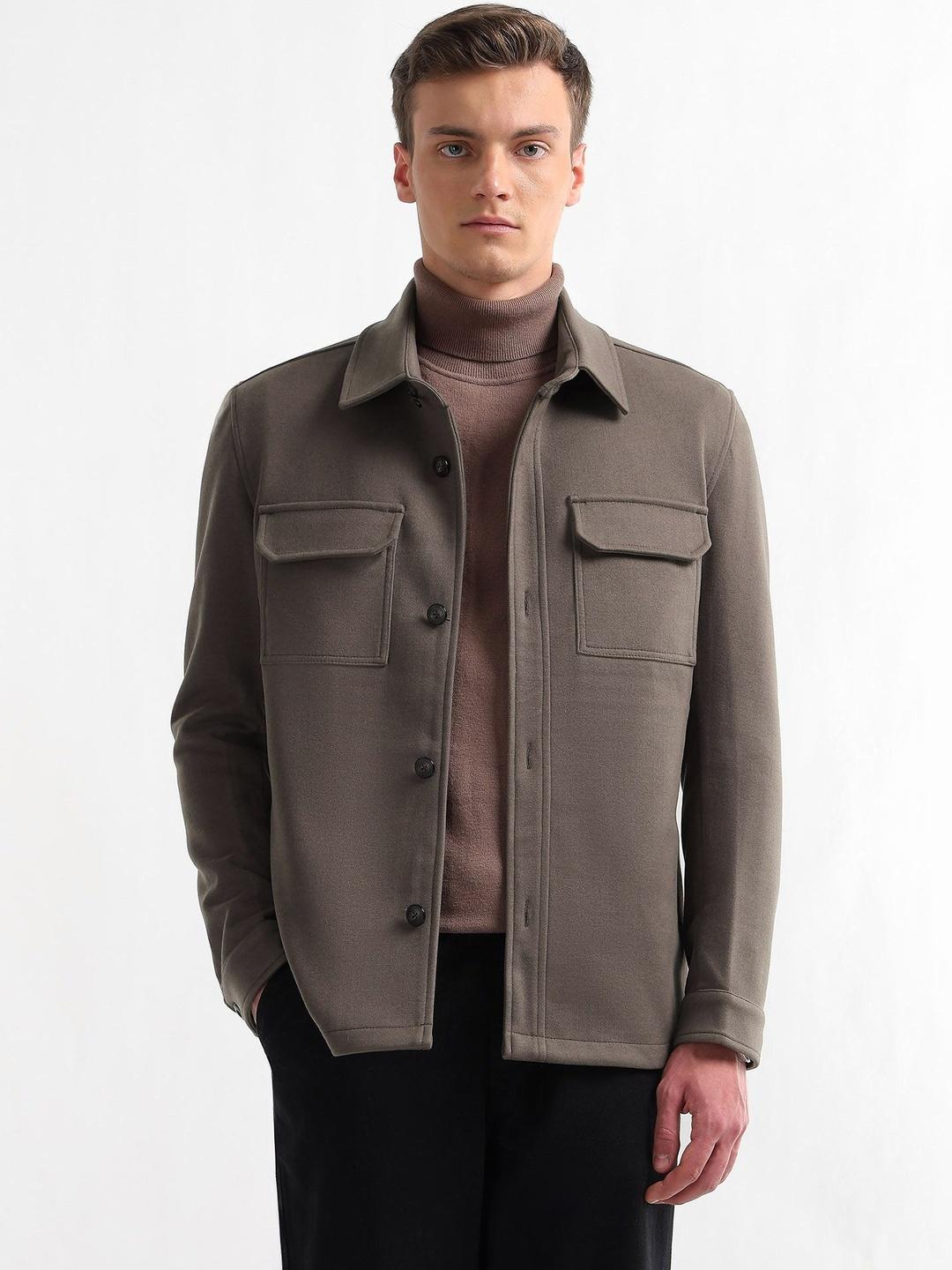 Buy Arrow Sport Men Spread Collar Shackets - Shackets for Men 38489818 ...