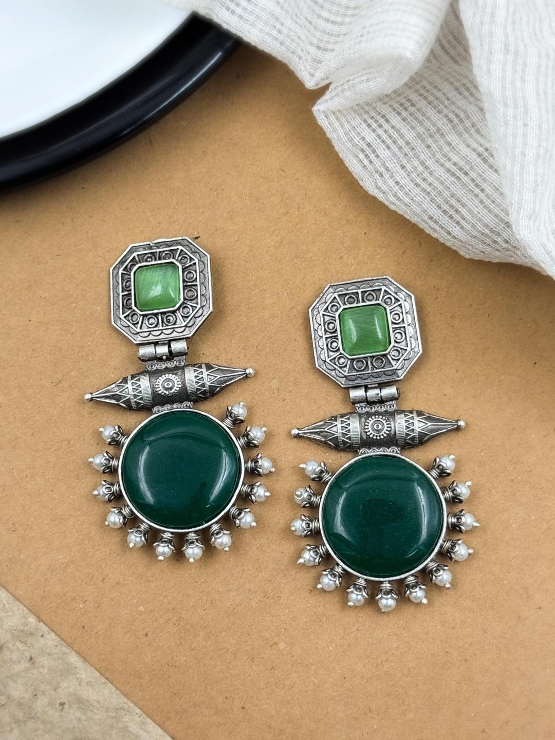 Buy NAMAN ARTS Geometric Drop Earrings - Earrings for Women 38503037 ...