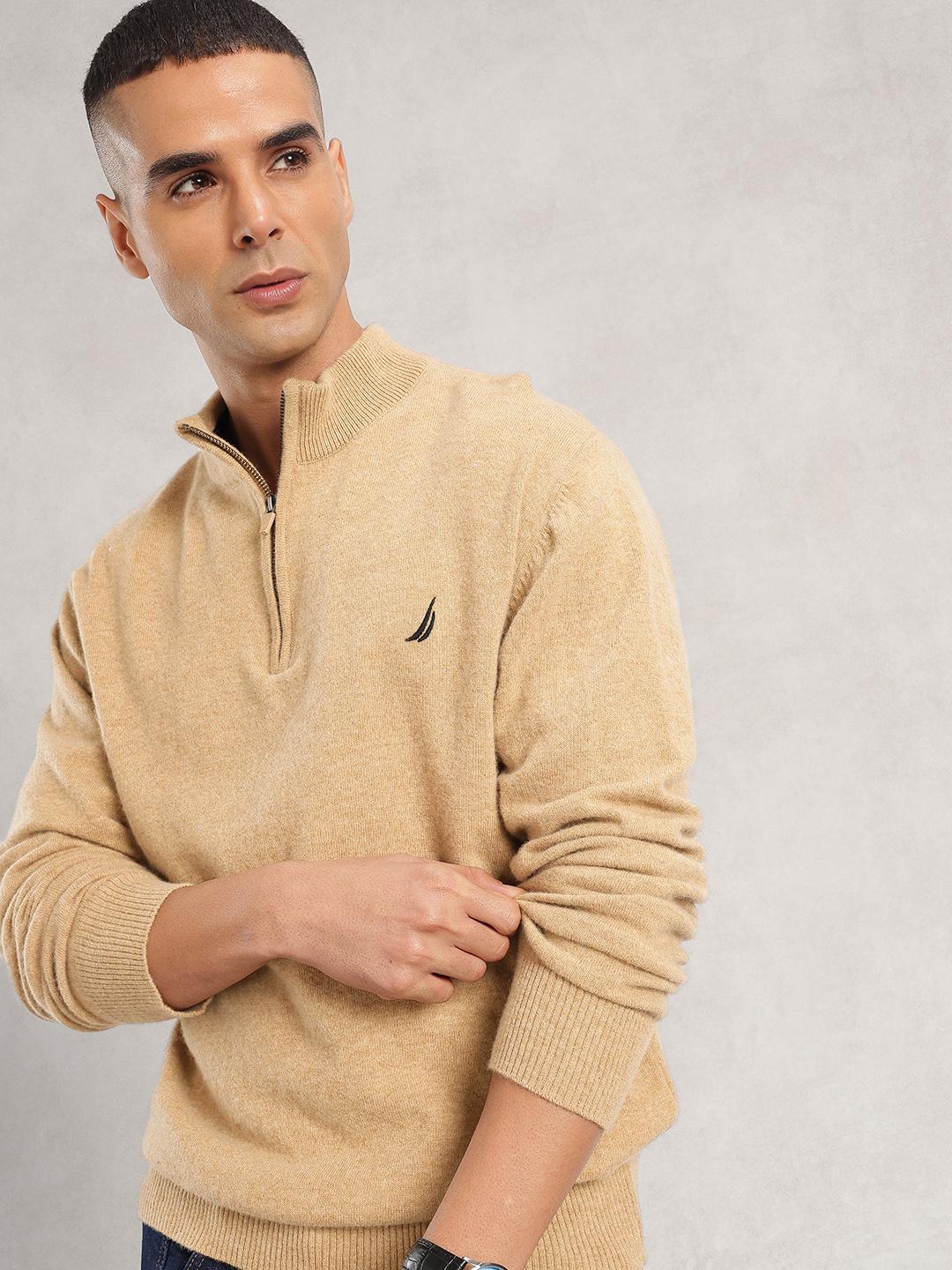 Buy Nautica Mock Collar Pullover Sweater - Sweaters for Men 33156799 ...