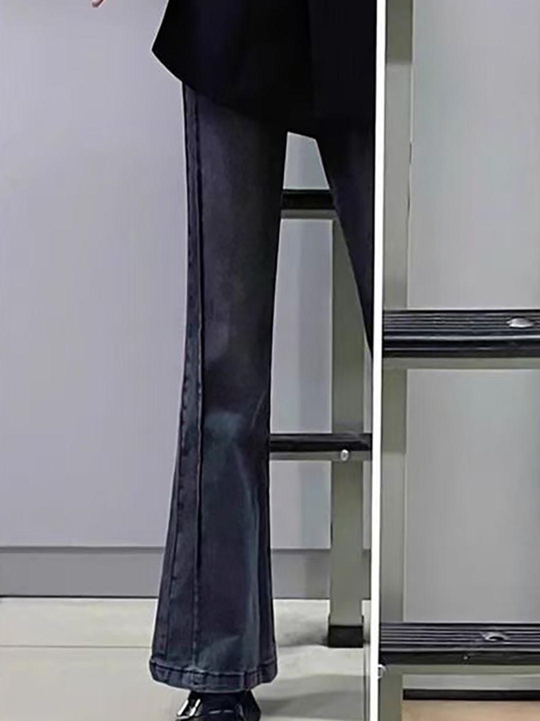 Buy StyleCast Women Flared High Rise Dark Fade Jeans - Jeans for Women ...