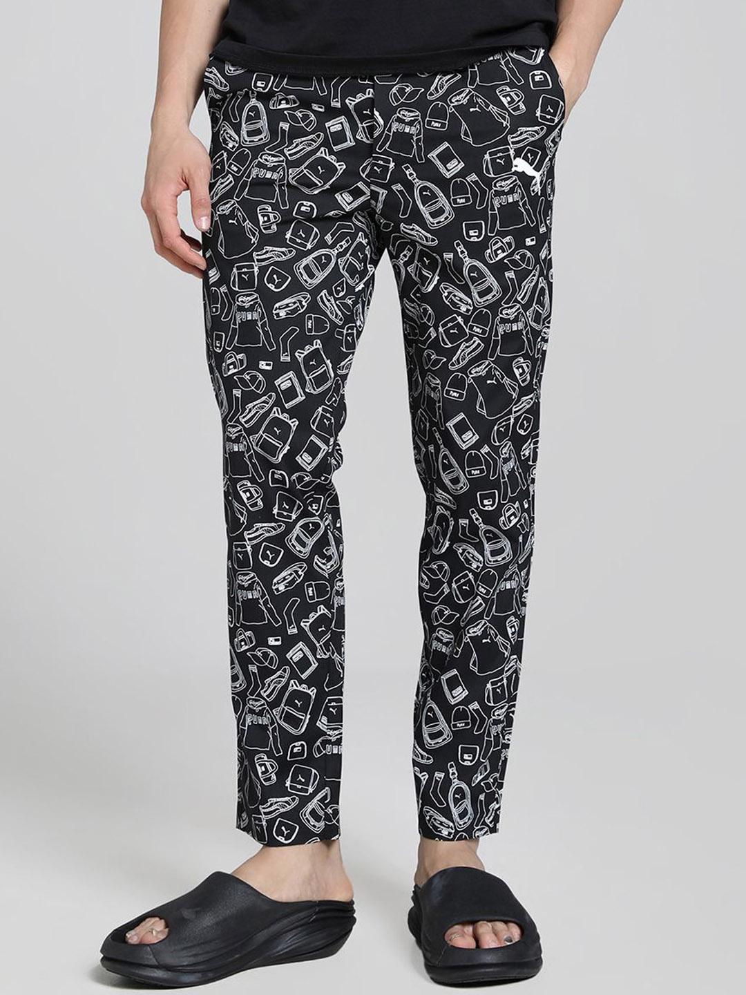 Buy Puma Men Mid Rise Printed Lounge Pants - Lounge Pants for Men ...