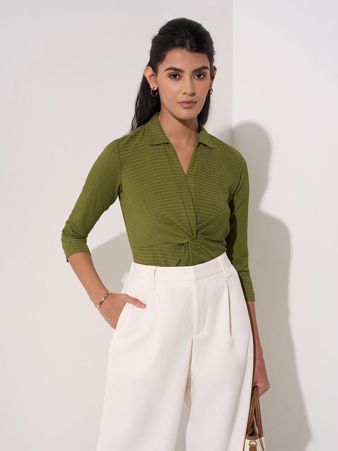 Buy Annabelle By Pantaloons Shirt Style Top - Tops for Women 32726132 ...