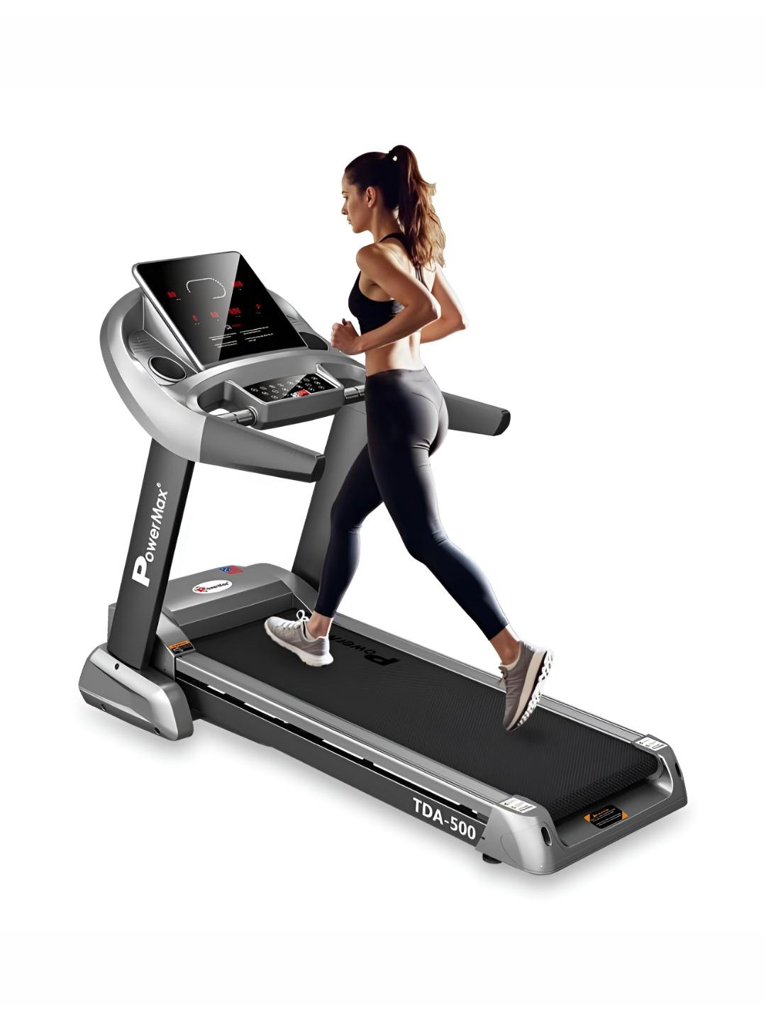 Buy PowerMax Fitness TDA 500 Motorised 4 HP DC Motor With Smart Touch ...
