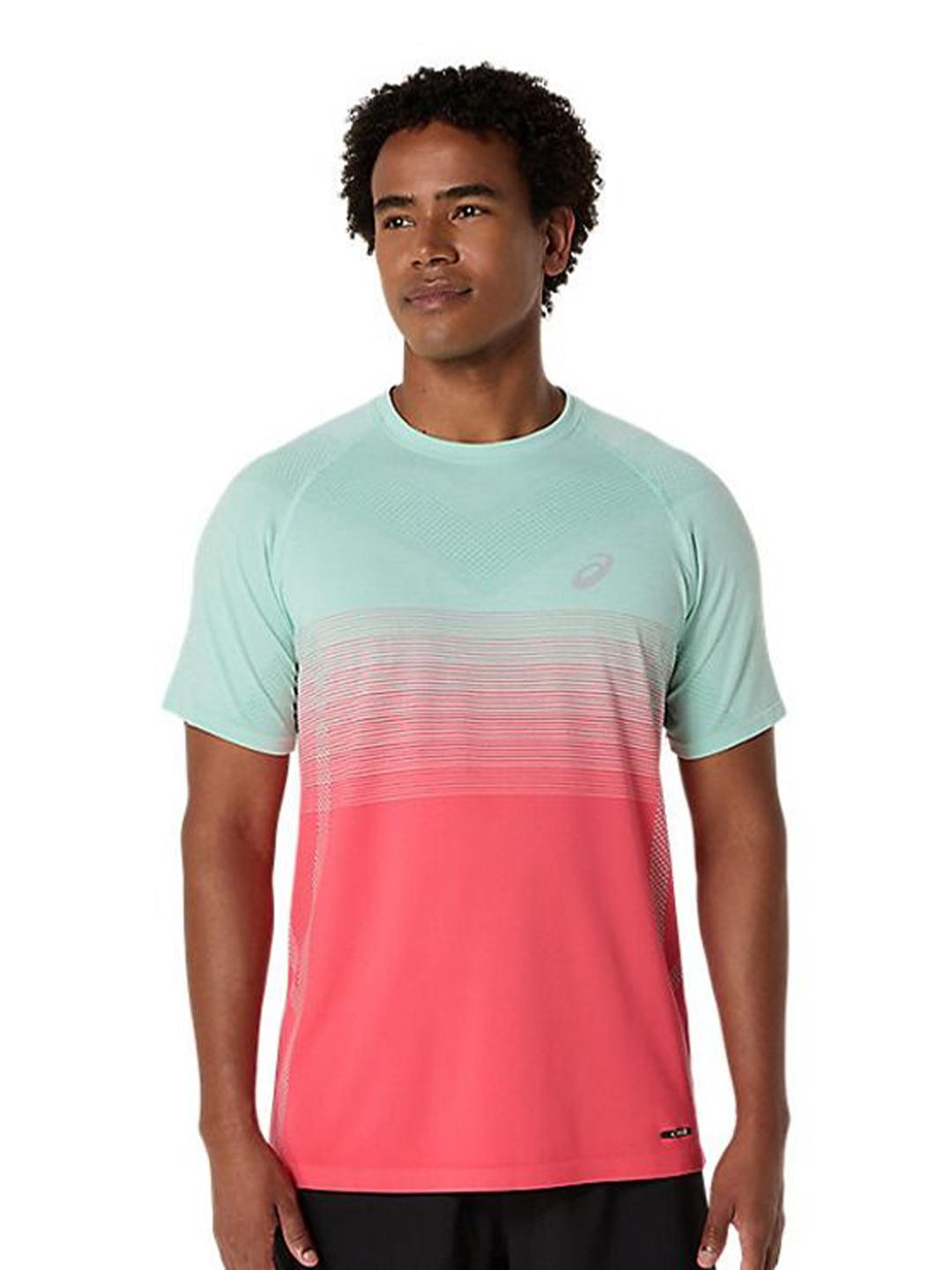 Buy ASICS Men Dyed Round Neck Slim Fit T Shirt - Tshirts for Men ...