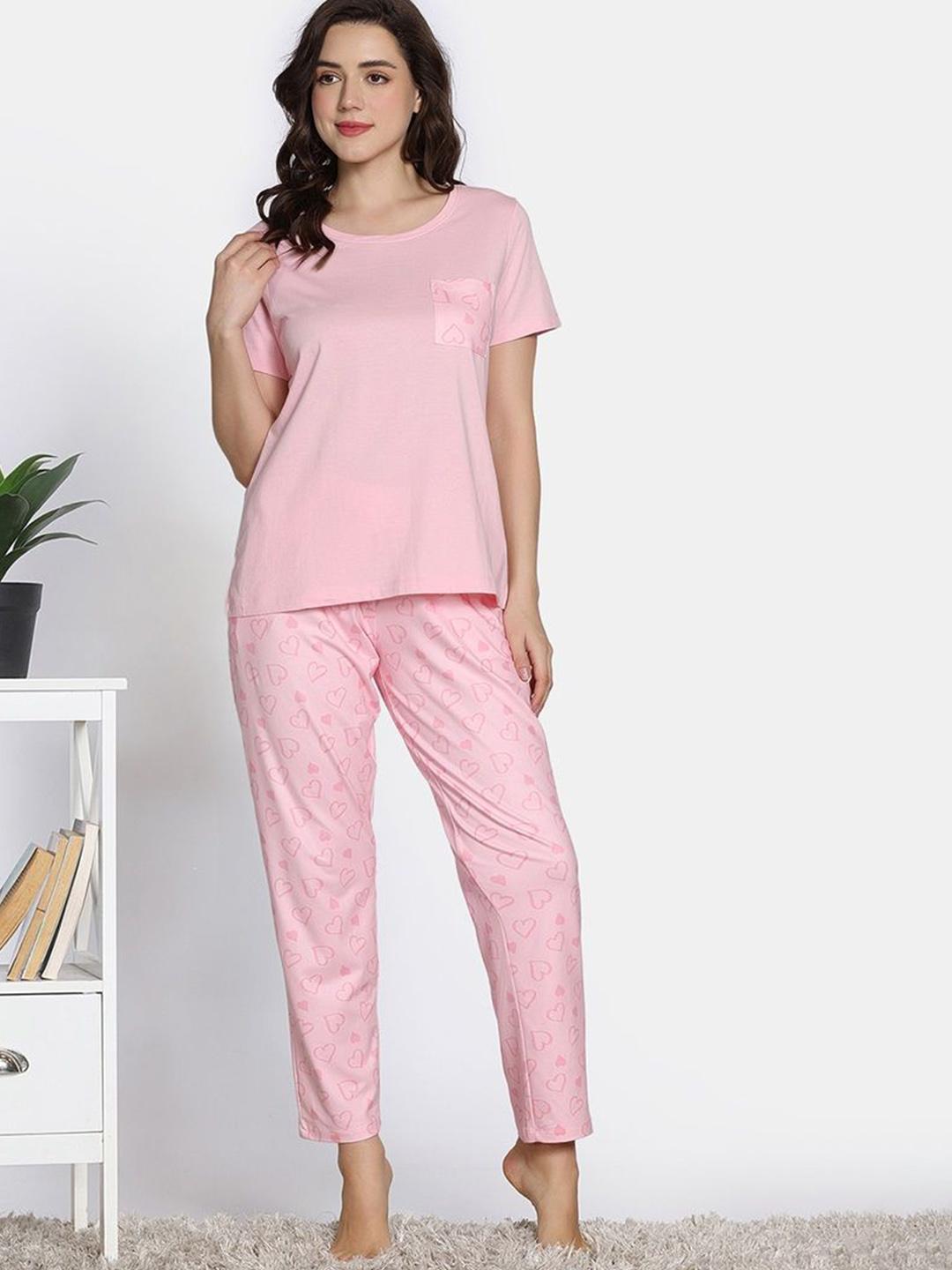 Buy Zivame Women Striped Night Suit - Night Suits for Women 32745929 ...