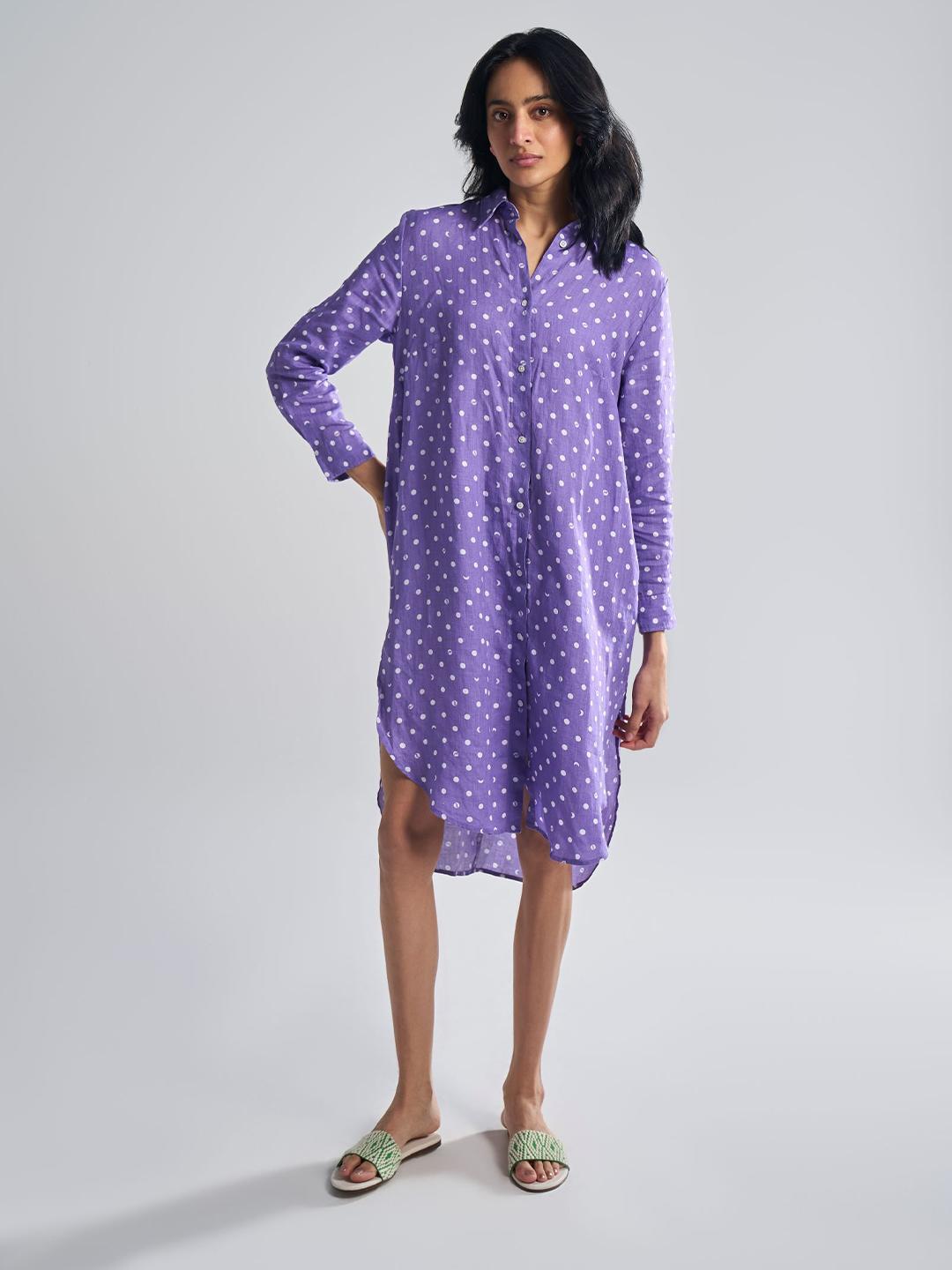 Buy Terra Luna Polka Dot Print Shirt Dress - Dresses for Women 32780524 ...