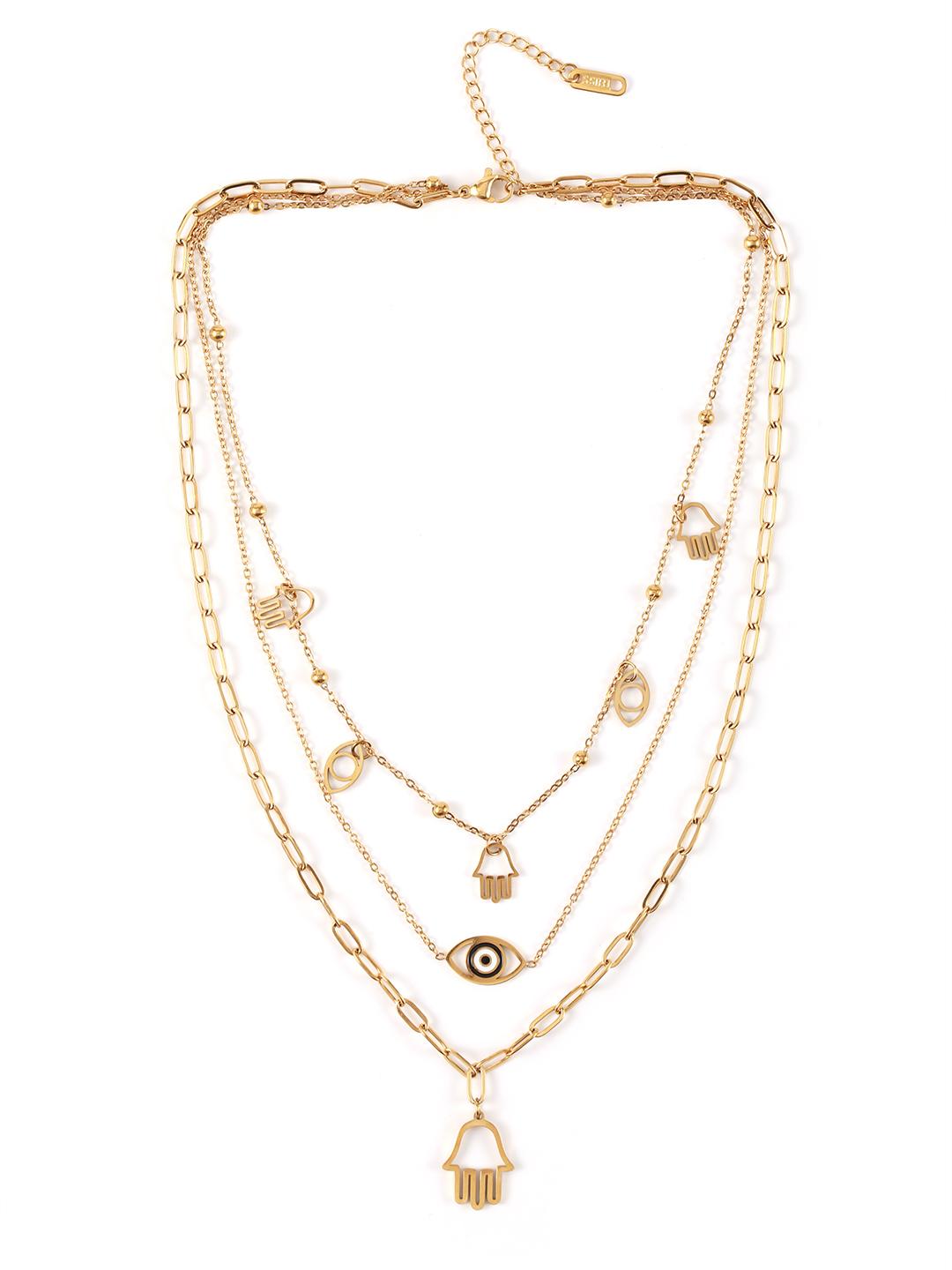 Buy DressBerry Minimal Design Layered Chain - Necklace And Chains for ...