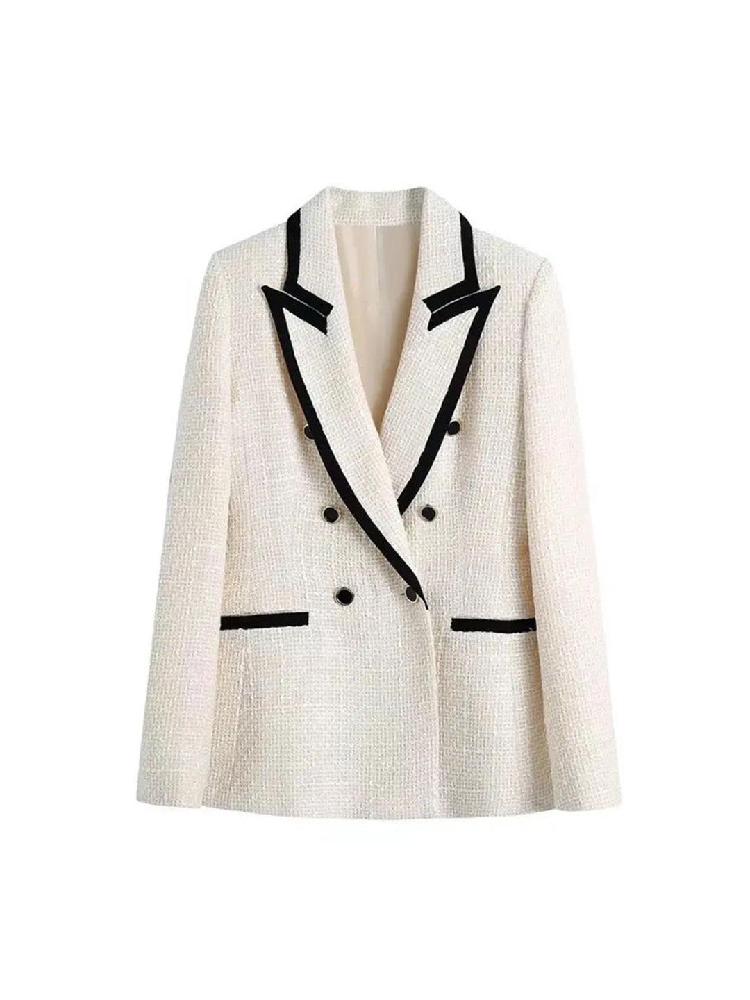 Buy Alamode By Akanksha Alamea Statement Tweed Blazer - Blazers for ...