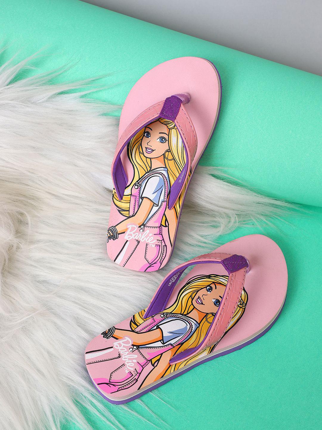Buy Kids Ville Girls Barbie Printed Flip Flop - Flip Flops for Girls ...