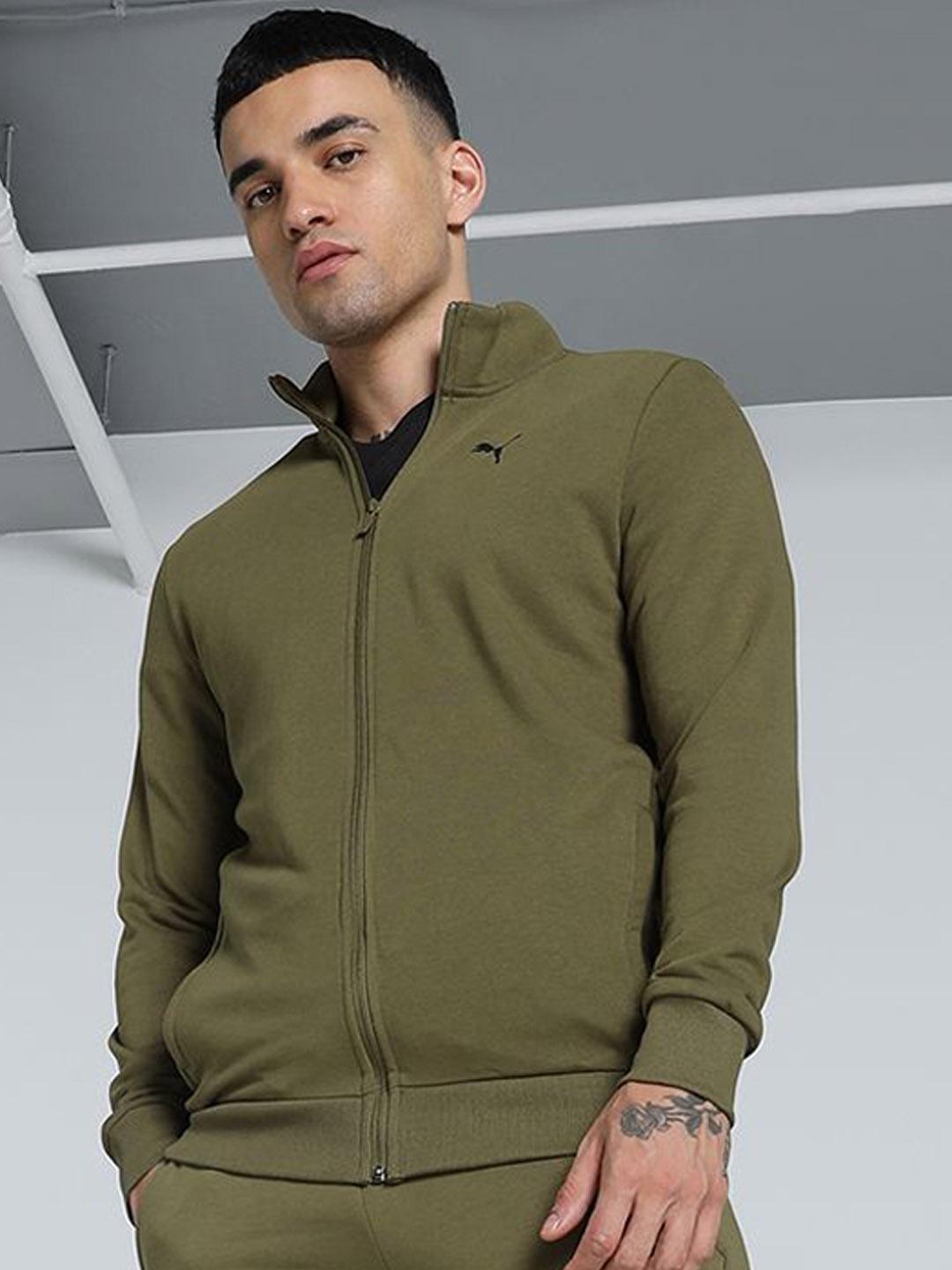 Buy Puma Zippered Full Zip Men Slim Fit Jacket - Jackets for Men ...