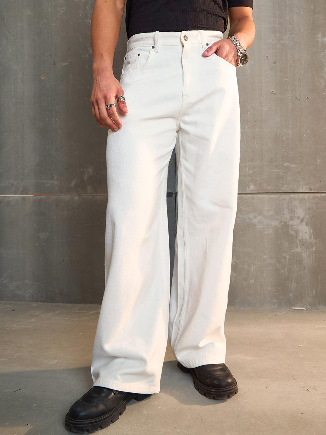 Buy MASCLN SASSAFRAS Men Baggy Mid Rise Clean Look Cotton Cargo Style ...