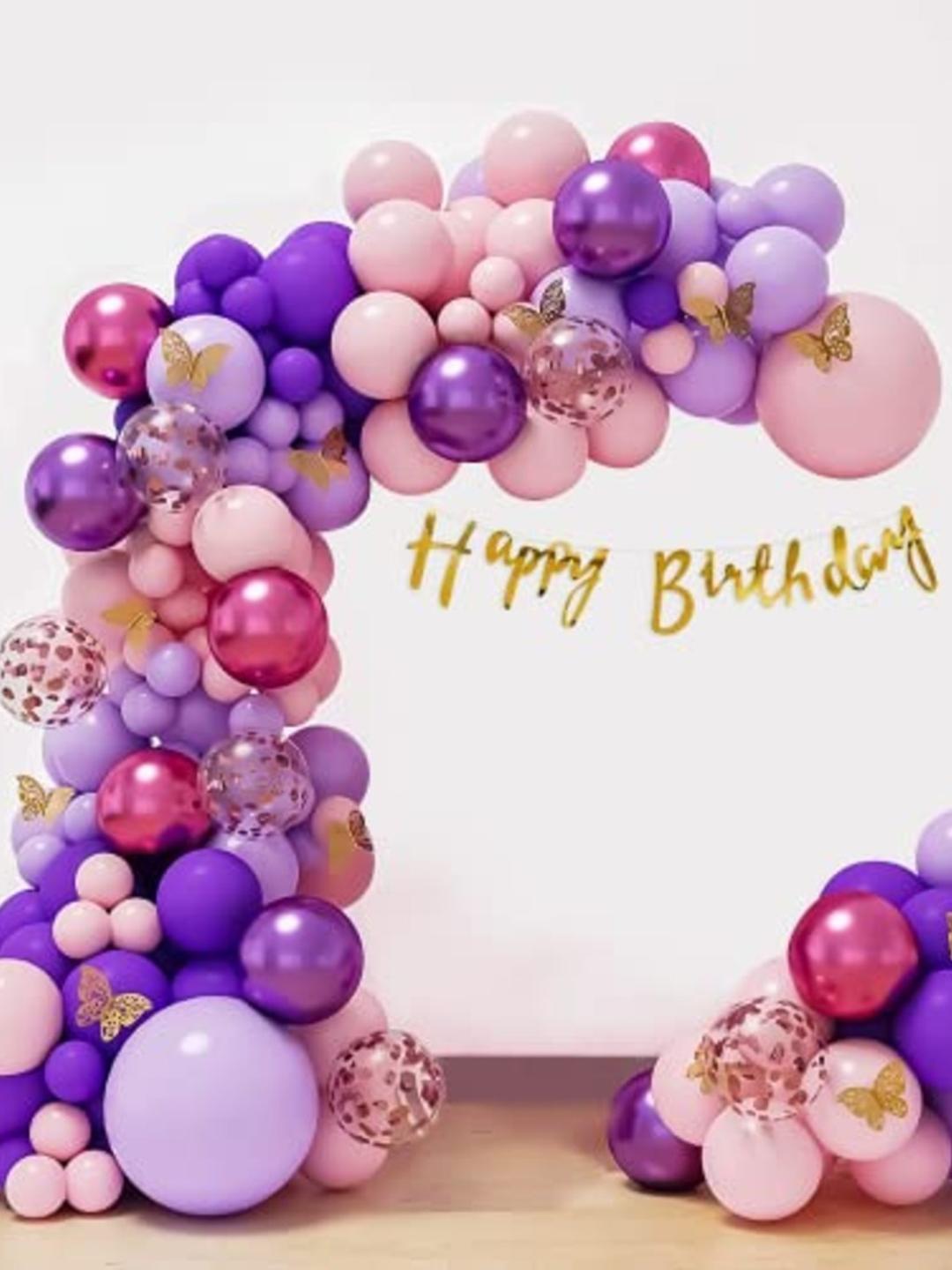 Buy Special You Purple & Pink Happy Birthday Decoration Kit - Festive ...