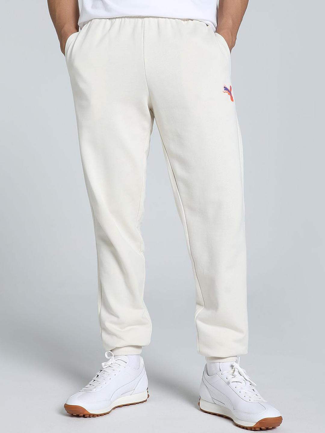 Buy Puma Brand Love Men Pure Cotton Mid Rise Sweatpants - Track Pants ...