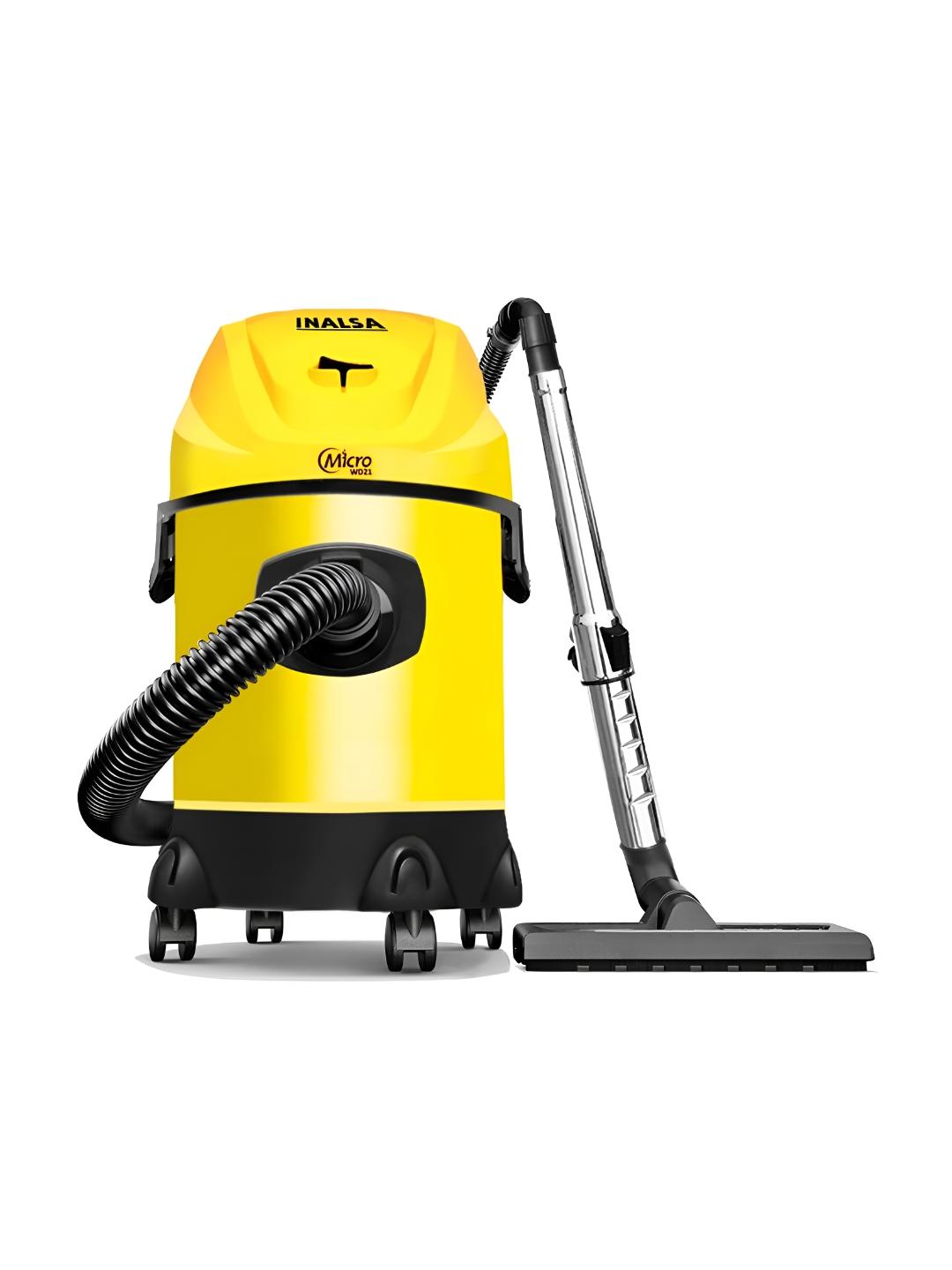Buy Inalsa Yellow 1500 Watts Wet & Dry Micro Vacuum Cleaner - Vacuum ...