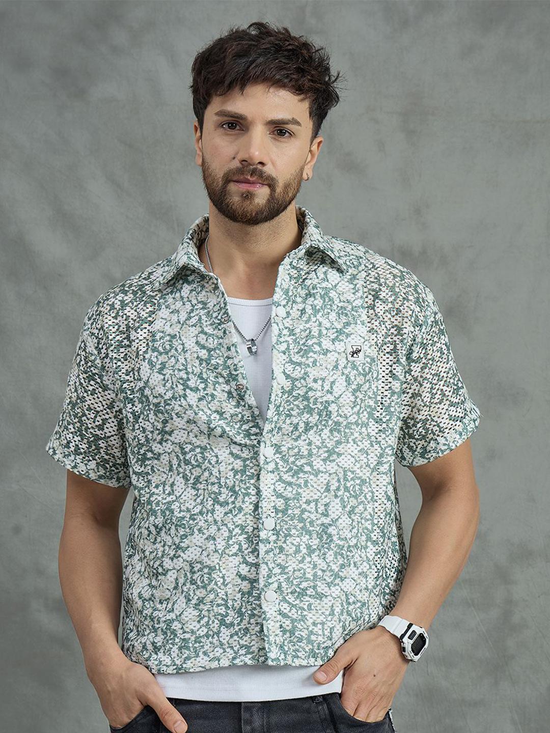 Buy FUGAZEE Men Regular Fit Opaque Casual Shirt With Vest - Shirts for ...