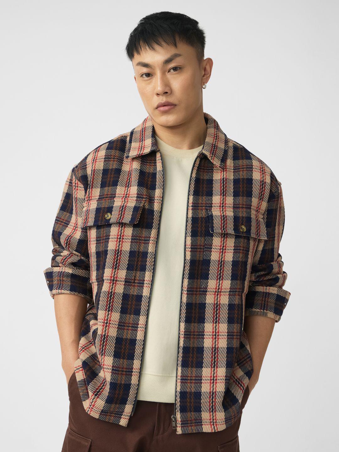 Buy The Souled Store Men Opaque Checked Casual Shackets - Shirts for ...