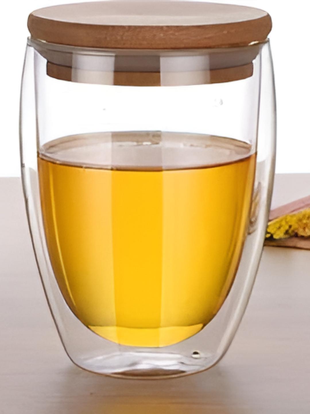Buy Baskety Sorry Theme Transparent Glass Handmade Mug 350ml - Cups And ...