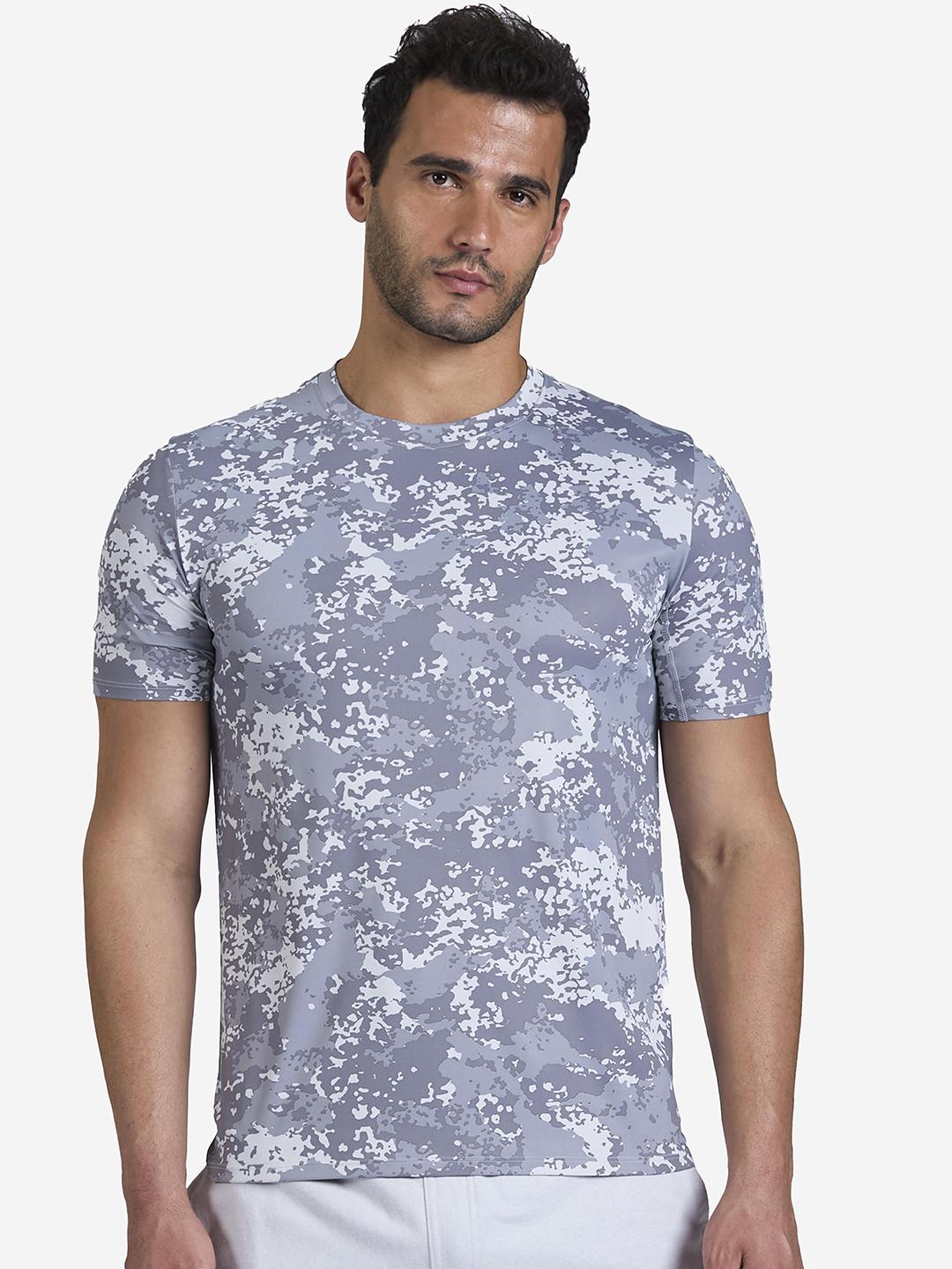 Buy Decathlon DOMYOS Mens Fitness Short Sleeved Crew Neck Breathable T ...