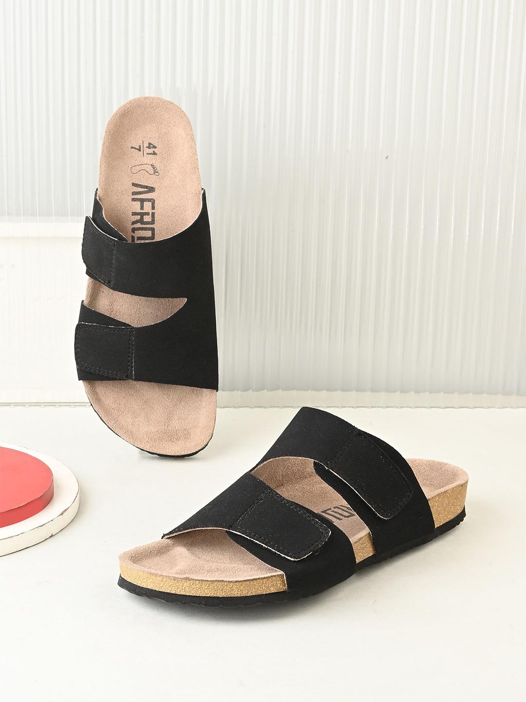 Buy AfroJack Men Leather Comfort Sandals - Sandals for Men 32895783 ...