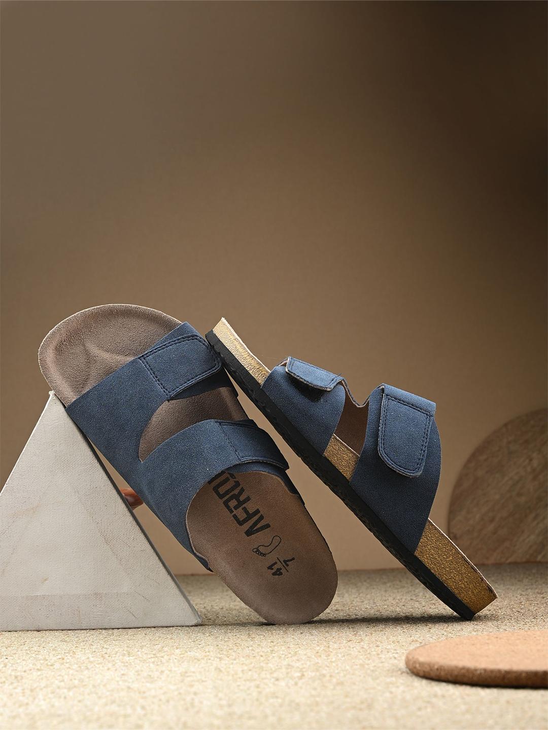 Buy AfroJack Men Leather Comfort Sandals - Sandals for Men 32895785 ...