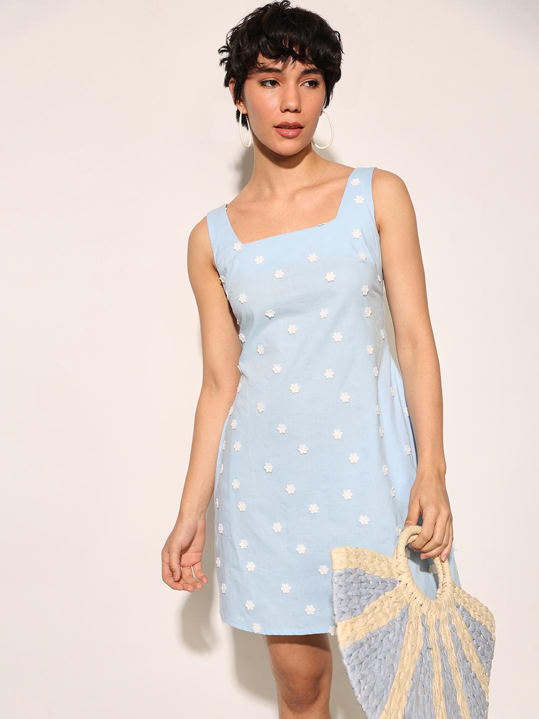 Buy ONLY Applique A Line Mini Dress - Dresses for Women 32933742 | Myntra