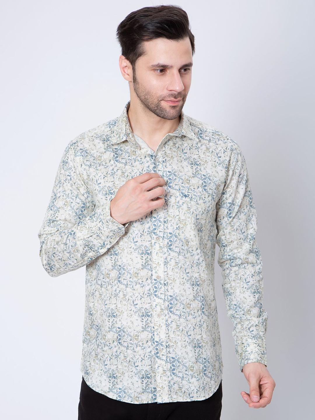 Buy Sparky Men Floral Opaque Printed Casual Shirt - Shirts for Men ...