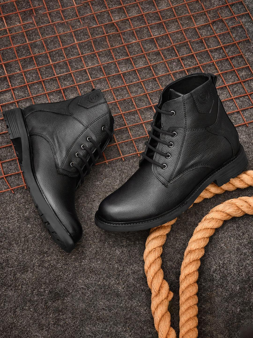 Buy DESIDERIO Men Leather Flatforms - Casual Shoes for Men 33000164 ...