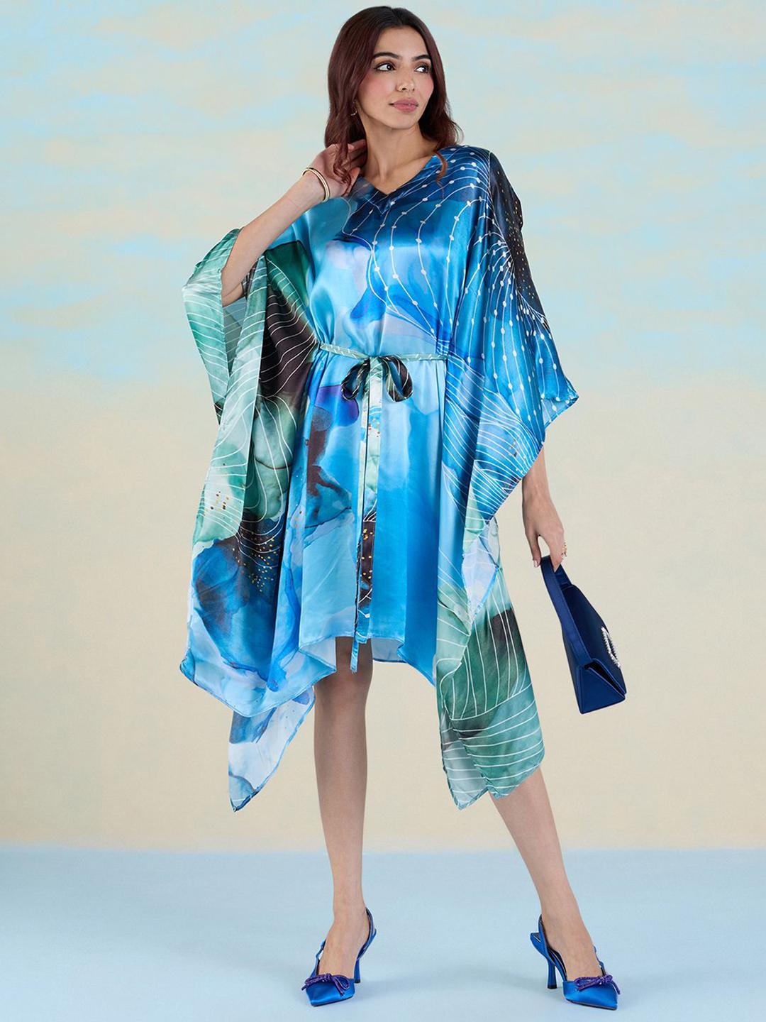 Buy Navyasa By Liva Print Liva Kaftan Top - Tops for Women 32998606 ...