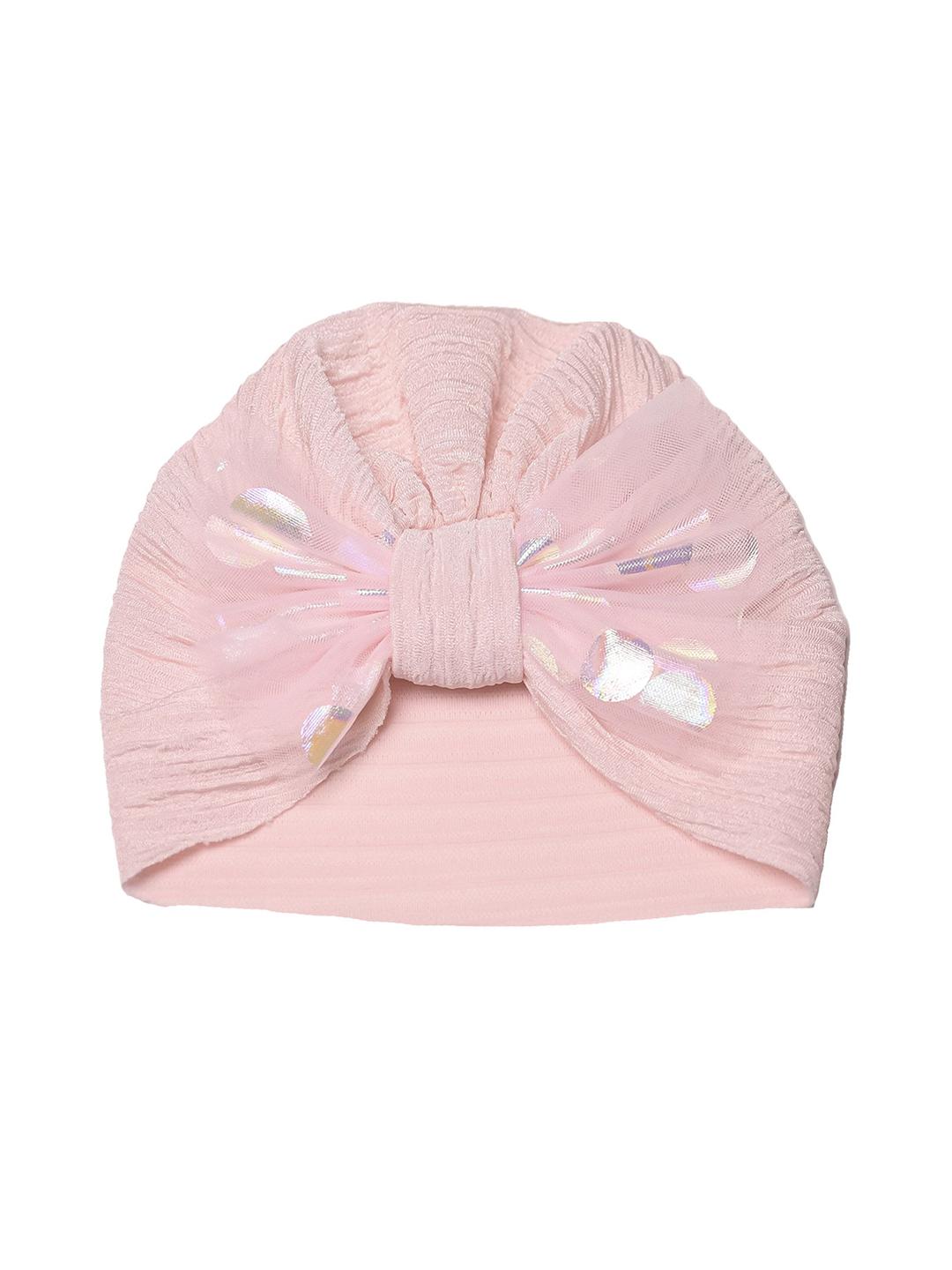Buy THE LITTLE LOOKERS Kids Soft Hosiery Turban Bow Knot Cap - Caps for ...