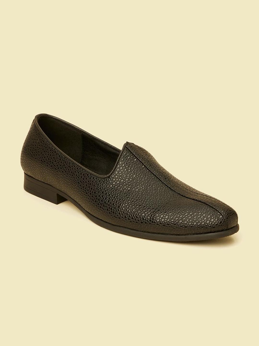 Buy Manyavar Men Woven Design Mojaris - Casual Shoes for Men 32611295 ...