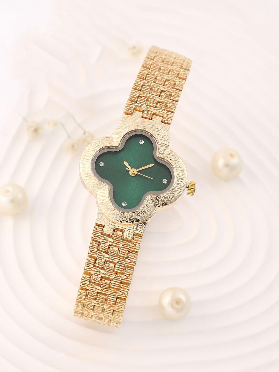 Buy HAUTE SAUCE Women's The Dented Clover Clover Watch AW25_HSWC1262 ...