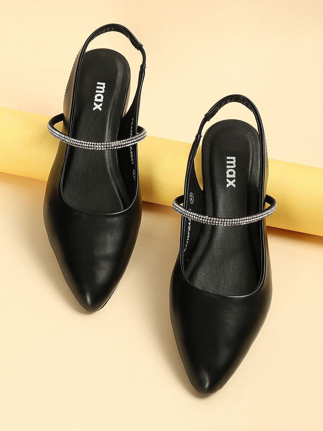 Buy Max Women Embellished Slingback Flats - Flats for Women 32630436 ...